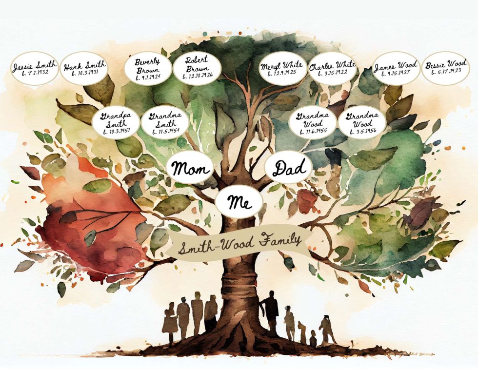 Create a Fun and Simple Family Tree with Children (including a FREE ...